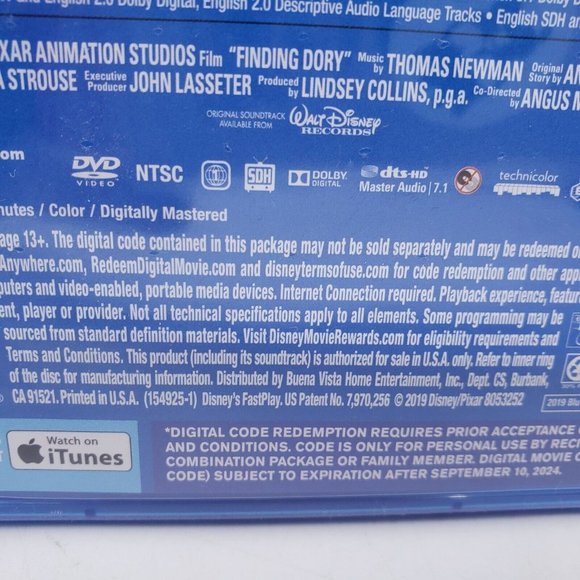 Disney | Media | Disney Pixar Finding Nemo And Finding Dory Bluray ...